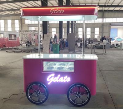 China USA standard ice cream trucks food cart popsicle ice cream cart for sale