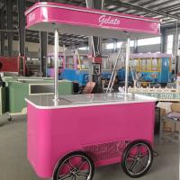 China USA standard ice cream trucks food cart popsicle ice cream cart for sale