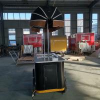 China small ice cream cart with freezer ice cream mobile cart ice cream vending food cart for sale