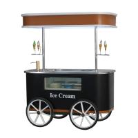 China Low Price Tricycle Fried Ice Cream Vending Cart For Sale for sale