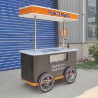 China Beach Ice Cream Cart With Freezer/Gelato Cart /italian ice cream cart for sale