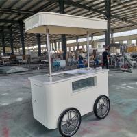 China Italy designed Ice cream Cart italian ice cream push carts for outside for sale