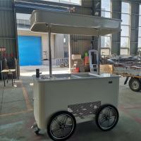 China Italy designed Ice cream Cart italian ice cream push carts for outside for sale