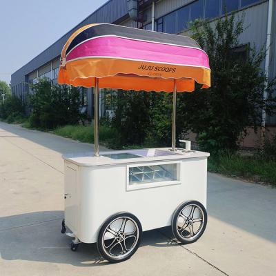 China Combination mobile vehicle ice cream push cart for sale for sale