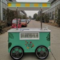 China 2023 New Type Italian Ice Cream Cart tricycles With Machine ice cream tricycle for sale