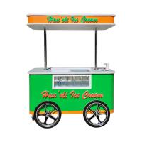 China OEM CE Approved 4 Wheels Cargo Bike with Freezer Food Vending Carts for Sale Ice Cream Electric Tricycle for sale