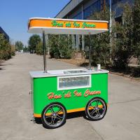China Jekeen Customized Gelato Pedalling Vending Van Ice Cream Food Bike for sale
