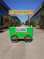 China Jekeen Customized Gelato Pedalling Vending Van Ice Cream Food Bike for sale