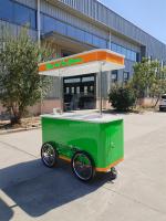 China Jekeen Customized Gelato Pedalling Vending Van Ice Cream Food Bike for sale
