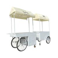 China Chinese Ice Cream Mobile Cheap Price Street Crepe Fast Food Cart Tricycle Mobile Food Truck for sale