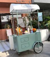 China fast concession trailer food truck electric street kiosk crepe cart mobile crepe coffee bike food cart design for sale