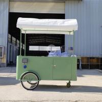China fast concession trailer food truck electric street kiosk crepe cart mobile crepe coffee bike food cart design for sale