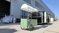 China fast concession trailer food truck electric street kiosk crepe cart mobile crepe coffee bike food cart design for sale