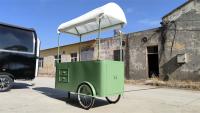 China Food Truck Food trailer Mini Square Hamburgers Pizza BBQ Fast Food Trailer ice cream bike bicycle Cart for Sale for sale
