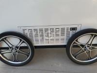 China factory price Italian gelato cart ice cream pushing cart for sale