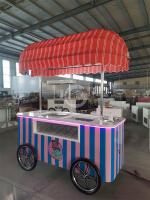 China Popsicle Ice Cream Cart for sale / Mobile Ice Cream Cart for sale