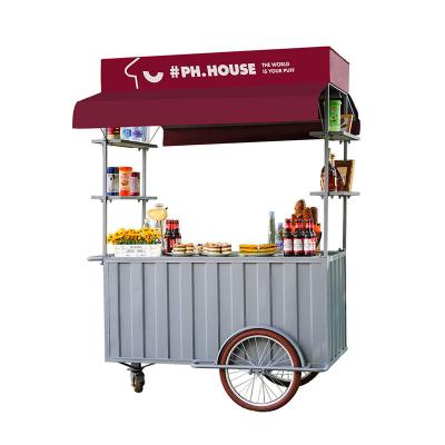 China Fast Food Motor Tricycle Ice Cream Bike Cart for Sale for sale
