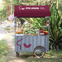 China Coffee Tricycle Ice Cream Cart  Mobile Business Solution for Beverages and Treats for sale