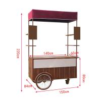 China Ice Cream Bike Push Cart  Portable Tricycle for Selling Frozen Delights for sale
