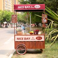 China Coffee Tricycle Cargo Bike  Handcrafted Push Cart for Mobile Beverage Business for sale