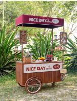 China Coffee Tricycle Cargo Bike  Handcrafted Push Cart for Mobile Beverage Business for sale
