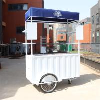 China Coffee Bicycle Cart  Hand Push Tricycle for Mobile Coffee Business for sale