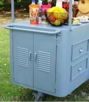China High Standard Ice Cream Coffee Hand Push Bike Cart  Mobile Food Cart for Sale for sale