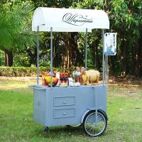 China Food on Wheels hand push cart Cargo Bike for fruits candy waffle Street Food for sale
