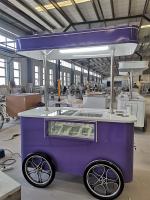 China gelato ice cream pozzetti cart ice cream cart ice cream push cart for sale