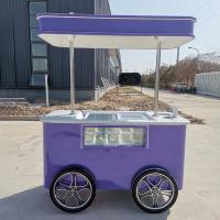 China Street Application Gelato Cart Italian Ice Cream Cart With Europe standard for sale