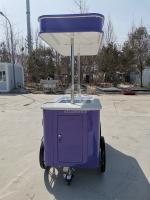 China Street Application Gelato Cart Italian Ice Cream Cart With Europe standard for sale