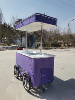 China gelato ice cream machine ice cream cart with wheels outdoor ice cream cart CE  approved for sale