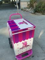 China Europe Standard Street Mobile ice cream Stand Vending Ice Cream Cart With Freezer for sale