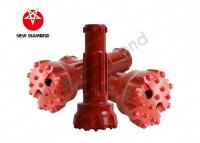 China Forging Top Hammer Drill Bits ND55 For Integral Tapered Rod , 5 Inch Size for sale