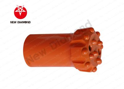 China Professional T45 DTH Small Rock Drill Bits , Earthworks Tapered Button Bits for sale