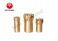 China Tungsten Carbide Top Hammer Drill Bits Forging For Well Drilling / Ore Mining for sale