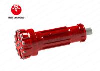 China 8 Spline DTH Threaded Button Bits With Ballistic / Parabolic Button Shape for sale
