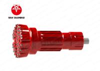 China QL Series DTH Threaded Button Bits With Spherical / Ballistic Button Shape for sale