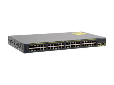China Catalyst 2960 48 10/100 + 2 1000BT LAN Base Image WS-C2960-48TT-L 64 MB DRAM for sale