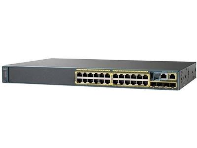 China Gigabit Ethernet Switch Cisco Catalyst 2960 Switch WS-C2960X-24PD-L for sale