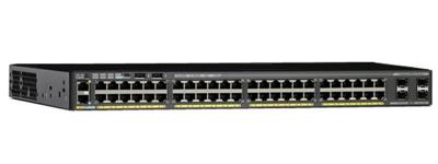 China GigE PoE 740W Cisco Catalyst 2960 Switch 128 MB Flash Memory With RJ-45 Port for sale