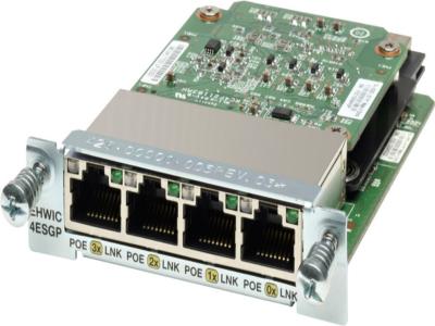 China POE Cisco EHWIC-4ESG-P 4 Ports Interface Cards POE EHWIC-4ESGP for sale