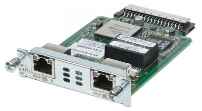 China Cisco HWIC-2CE1T1-PRI 2 Port Channelized T1/E1 and ISDN PRI WAN Interface Card for sale