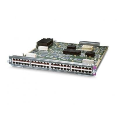 China Classic Interface Cisco Router Cards WS-X6148A-GE-TX Expansion Module 48 Ports for sale