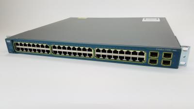 China Cisco Catalyst 3650 48 Port Poe , WS-C3560G-48TS-E Cisco 3650 48 Port Switch for sale