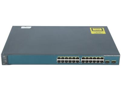 China L3 POE Cisco Catalyst 3650 Switch WS-C3750G-48PS-S 48 port 1000T PoE 4 SFP Catalyst for sale