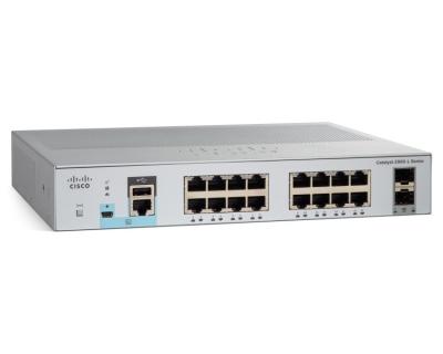 China LAN Lite Cisco Catalyst 2960 Switch WS-C2960L-16PS-LL 16 Ethernet PoE 2 SFP Uplink Ports for sale