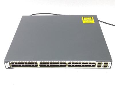 China WS-C3750G-48PS-S Cisco Catalyst 3750 48 10/100/1000T PoE + 4 SFP + IPB Image for sale