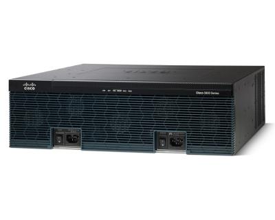 China CISCO3925/K9 Cisco 3925 ISR - Router - Ethernet, Fast Ethernet, Gigabit Ethernet - Cisco IOS IP Base - 3U - External for sale