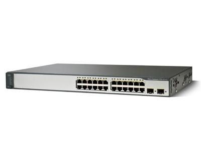 China 24x 10/100 WS-C3750V2-24TS-S Cisco 3850 24 Port , 32 MB Flash Cisco 3850 24 Port Fiber Switch for sale